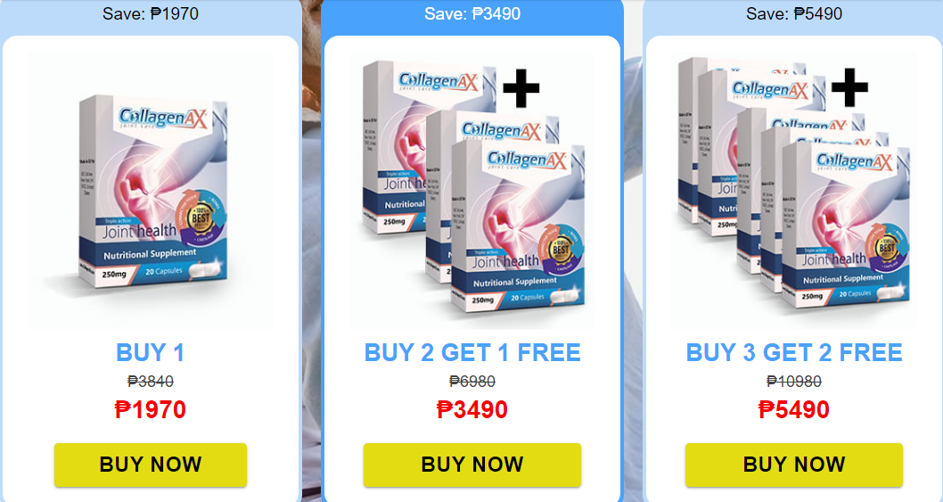 CollagenAX | Capsule for Remove Joint Pain - Price (Philippines)