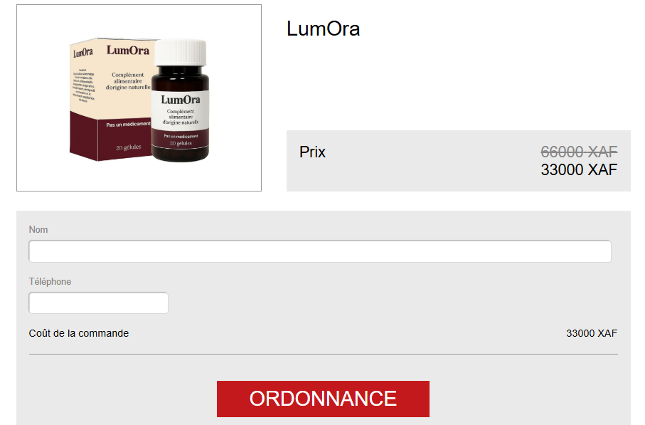 LumOra Congo: capsules pour l'agrandissement du pénis! prix, avis